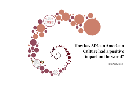 African American Culture and Influence on the world. by Janeya Smith on ...