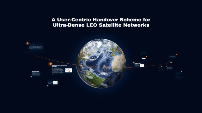 A User Centric Handover Scheme For Ultra Dense Leo Satellite Networks By Mahmoud Shurbaji On Prezi