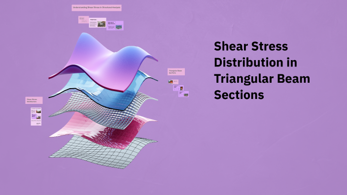 Shear Stress Distribution in Triangular Beam Sections by Thejo Sai on Prezi