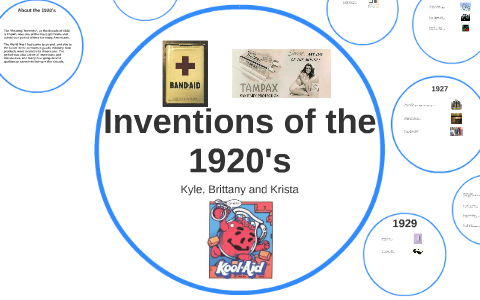 Inventions of the 1920's by Kyle Lannert on Prezi
