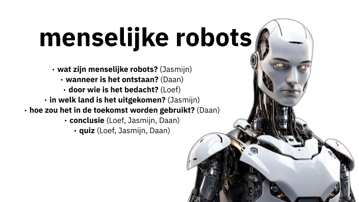 menselijke robots by jasmijn zandbergen on Prezi