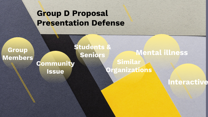 Group D Proposal Presentation Defense by Claire Stock on Prezi