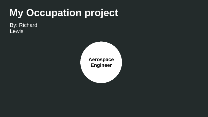 My Occupation “MOVIE POSTER” PROJECT by Richard Lewis on Prezi