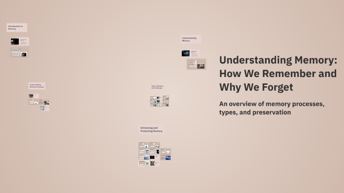 Understanding Memory: How We Remember and Why We Forget by Mr. Muhammad Anas Naeem on Prezi