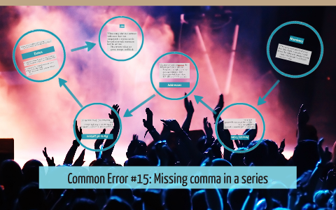 Common Error #15: Missing comma in a series by Cuban Cigars on Prezi