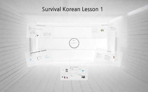 Korean class level 1, lesson 1 by Yoonkyung KIM