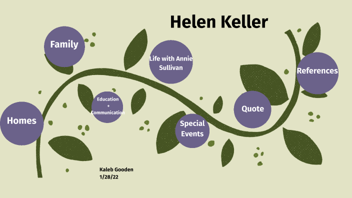 Helen Keller project by Kaleb Gooden on Prezi