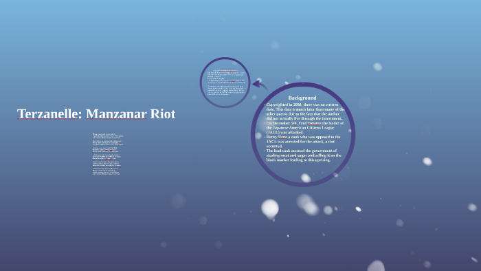 Terzanelle: Manzanar Riot by Michaela Bailey on Prezi