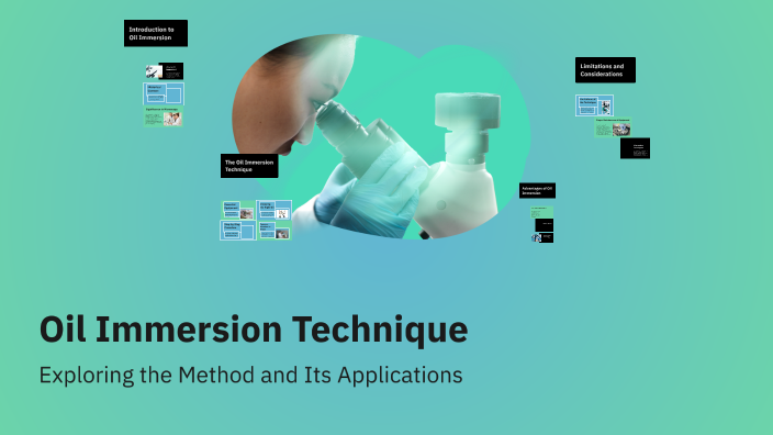 Oil Immersion Technique by Srwa Sabr on Prezi