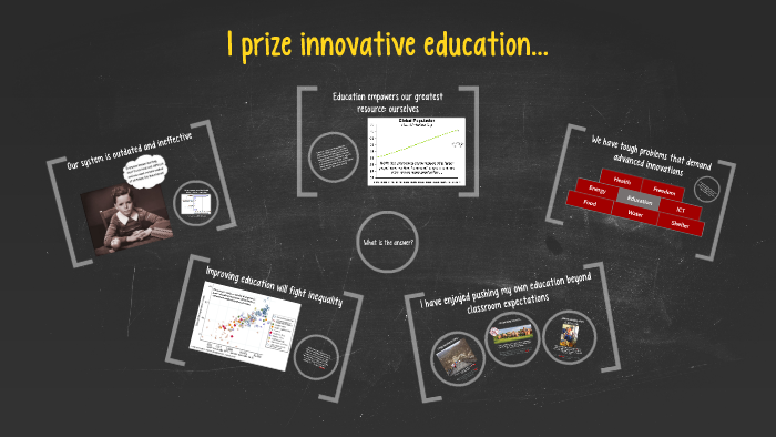 I prize innovative education by Bob Manfreda