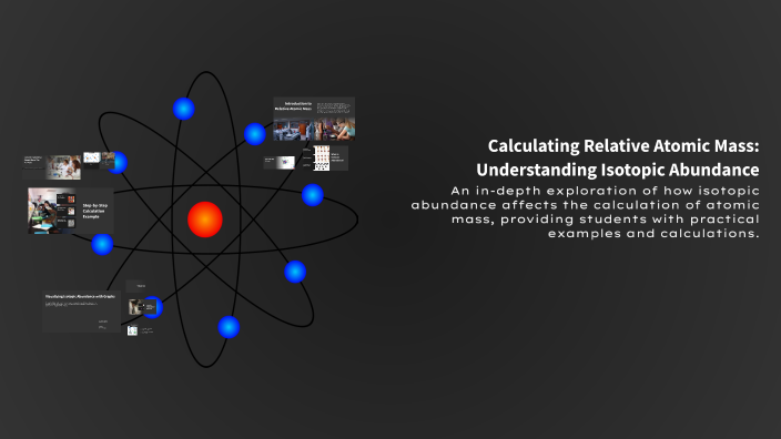 Calculating Relative Atomic Mass: Understanding Isotopic Abundance by ...