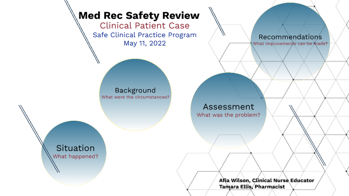 Med Rec RLS Patient Case Review by Afia Wilson on Prezi
