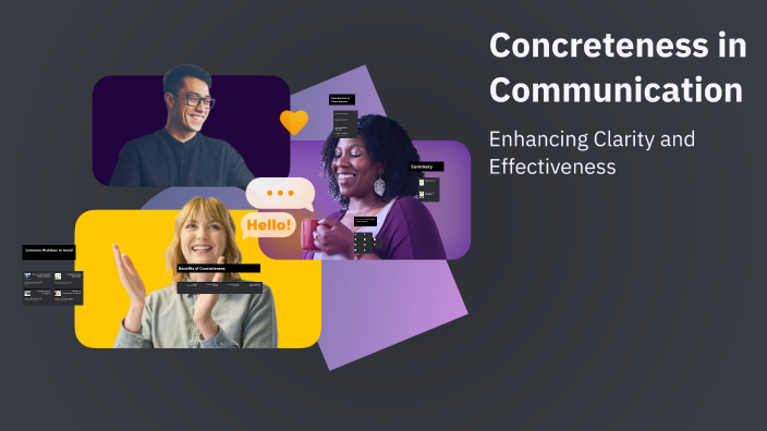 Concreteness in Communication by s L on Prezi