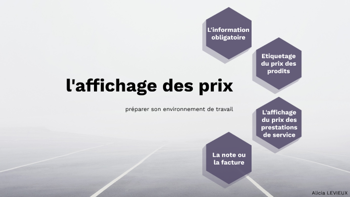 l'affichage des prix by alicia levieux on Prezi