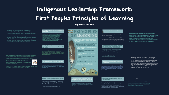 Indigenous Leadership Framework by on Prezi