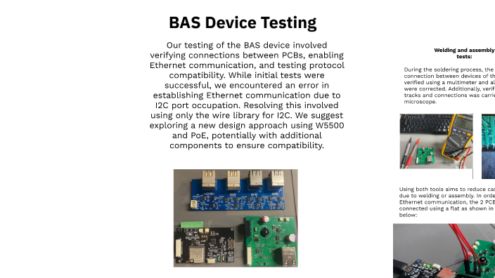 BAS Device Testing by Jimmy Almond on Prezi