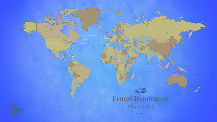 Ernest Hemingway Timeline Map by Ruben Abril on Prezi