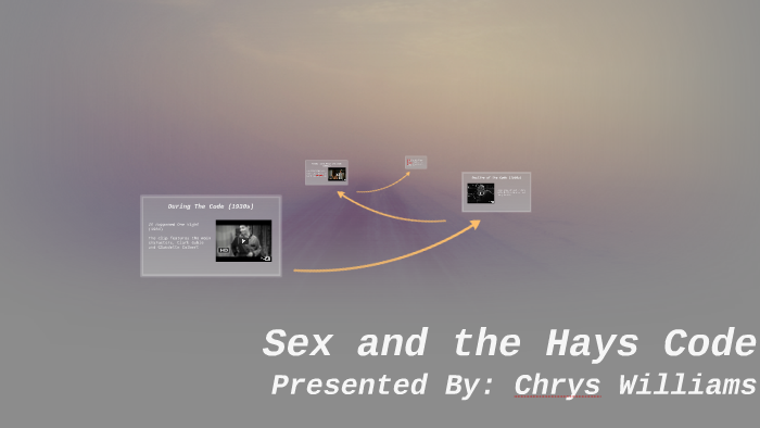 Motion Picture Production Code by Chrys Williams on Prezi