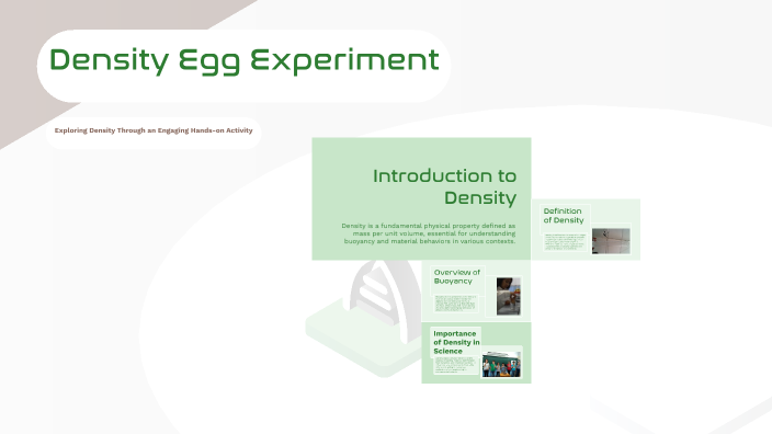 Density Egg Experiment by Poppi Islas on Prezi