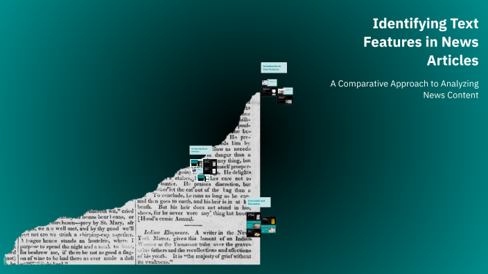 Identifying Text Features in News Articles by Sarah Duggan on Prezi