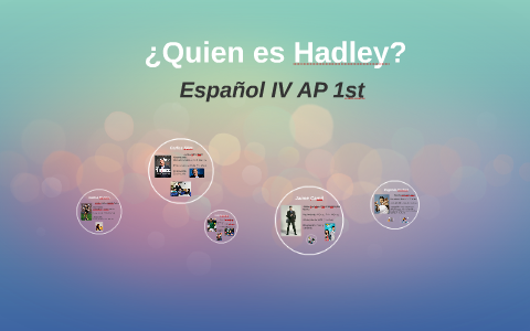 ¿Quien es Hadley? by hadley perez on Prezi