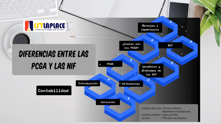 Diferencias entre las PCGA y las NIF by francisco Moreno Aviles on Prezi