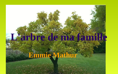 Family Tree-French by Emily Mathur on Prezi