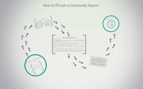 How to fill out a Community Report by Annie Cohen on Prezi