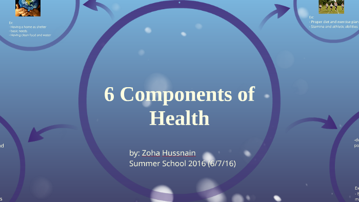 6 Components of Health by zoha h on Prezi