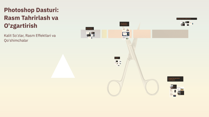 Photoshop Dasturi: Rasm Tahrirlash va O'zgartirish by Munisbek Rahmatov ...