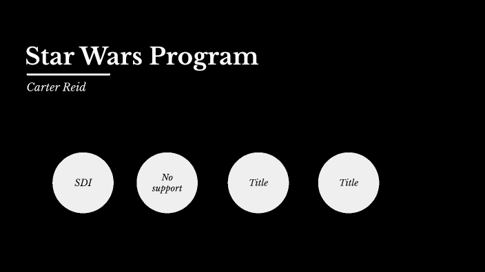 Star Wars Program by Carter Reid on Prezi