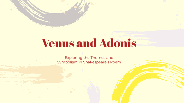 Venus and Adonis by Jana Farres on Prezi