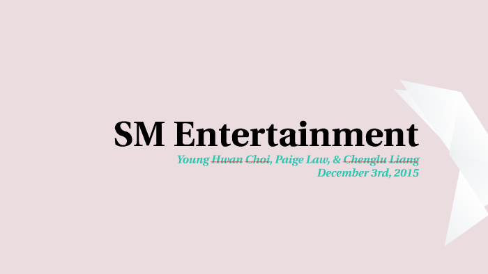 SM Entertainment by on Prezi