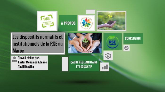 La RSE au Maroc by Madiha Tadili on Prezi