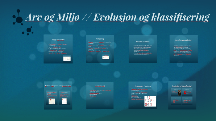 Arv Og Miljø Evolusjon Og Klassifisering By Celina Vikenes On Prezi