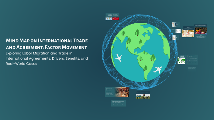 Mind Map on International Trade and Agreement: Factor Movement by ...