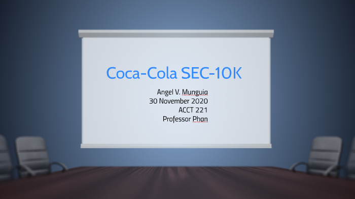 Coca-Cola SEC-10K by on Prezi