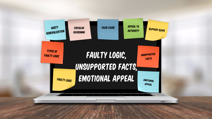 Faulty Logic, Unsupported Facts, Emotional Appeal by Joecel Andrada on ...