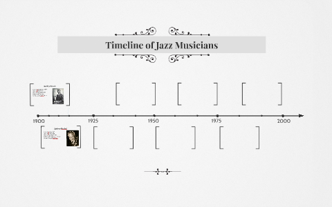 Timeline of Jazz Musicians by Sam Fitzgerald on Prezi