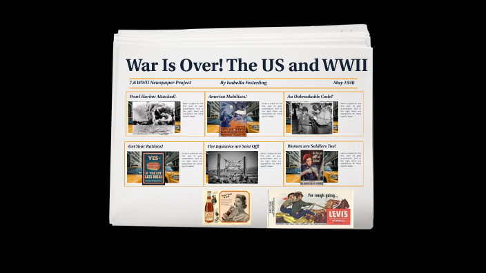 7.6 WWII Newspaper Project by I. Festerling on Prezi