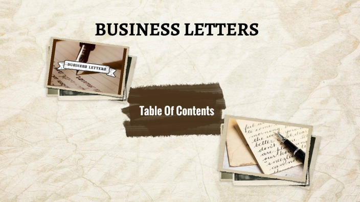 Business Letters by Abed Amin on Prezi