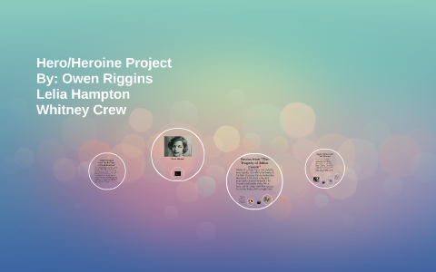Hero/Heroine Project by owen riggins on Prezi