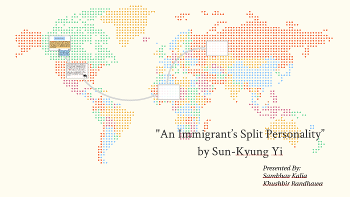 "An Immigrant’s Split Personality” by sambhav kalia on Prezi