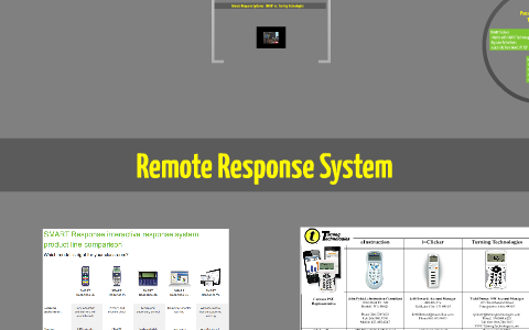Remote Response Systems - "Clickers" by Patrick Sifuentes on Prezi