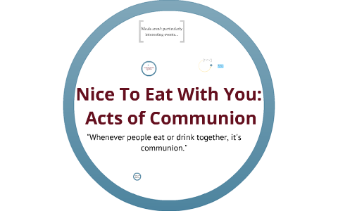 Nice to Eat with You: Acts of Communion & Nice to Eat You: Acts of ...