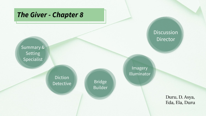 The Giver-Chapter 8 by DURU CÜRGÜL on Prezi