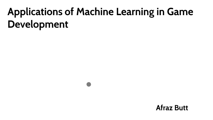 Applications of Machine Learning in Chess by Afraz Butt on Prezi