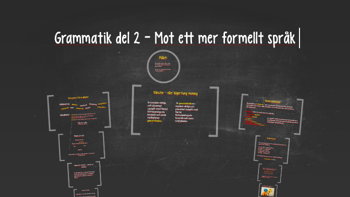 Grammatik del 2 - Passiv form och nominaliseringar by Helena Gustavsson ...