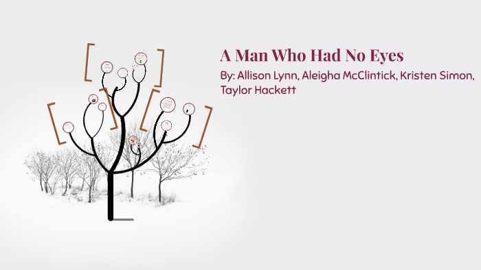 A Man Who Had No Eyes by Aleigha McClintick