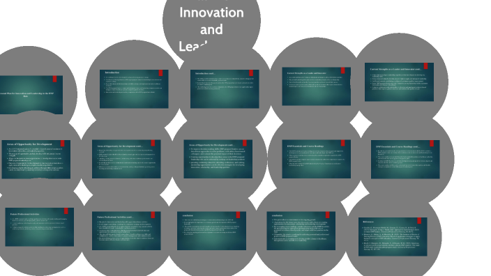 Personal Plan for Innovation and Leadership in the DNP Role by patrick ...
